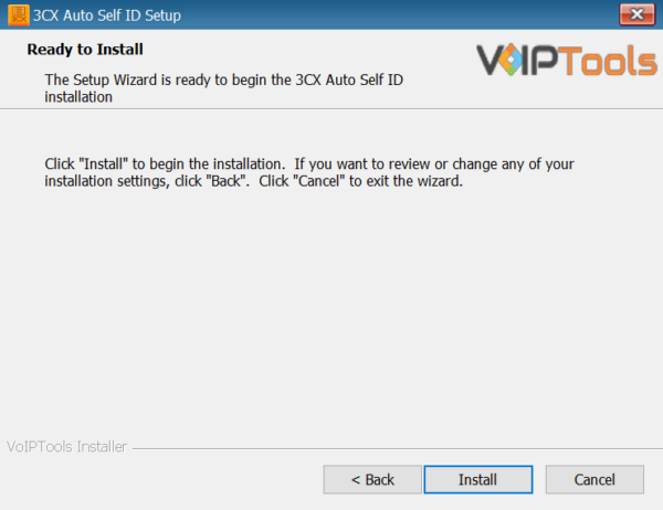 Auto Self ID V18 – VoIPTools