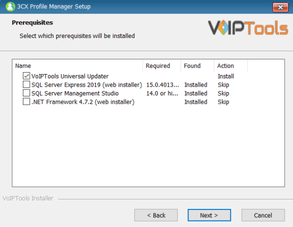 Profile Manager V20 – VoIPTools