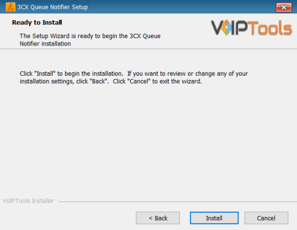 Queue Notifier (Server) V18 – VoIPTools