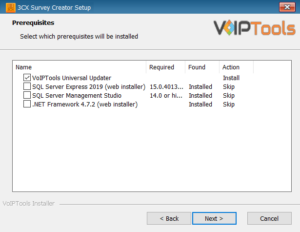 Survey Creator V18 – VoIPTools