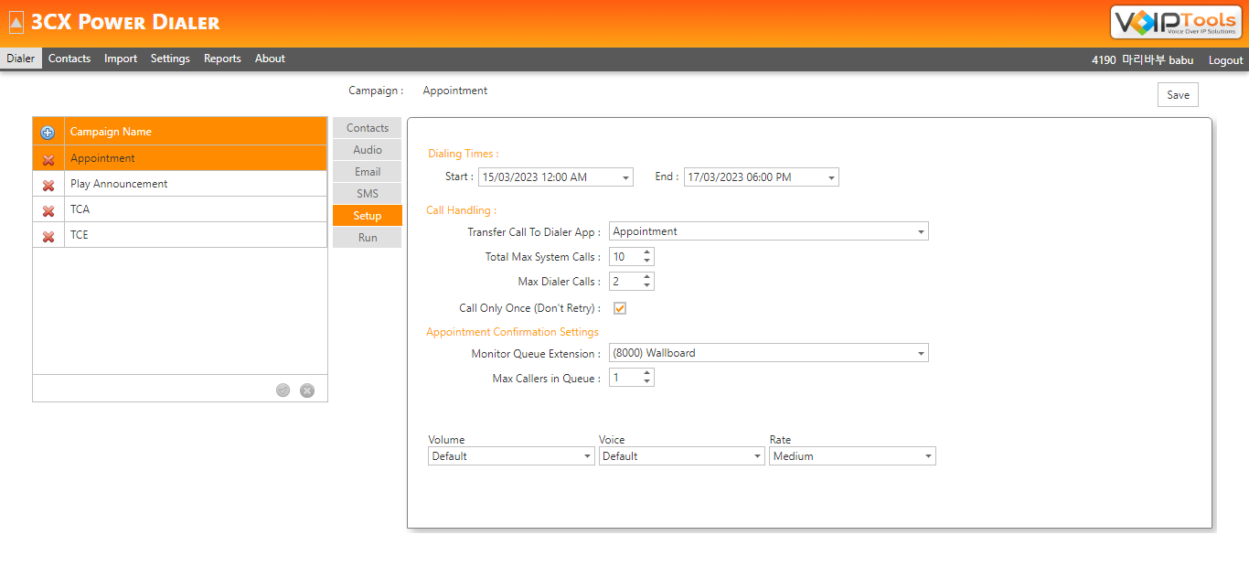 3CX Power Dialer – VoIPTools