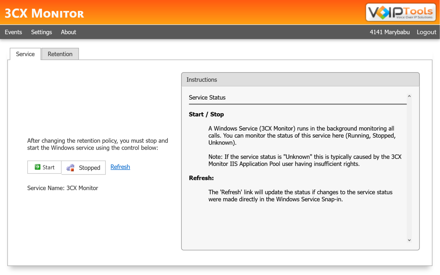 Monitor V20 – VoIPTools