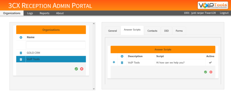 Reception Console V18 – VoIPTools