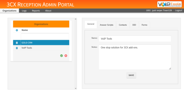 Reception Console V18 – VoIPTools