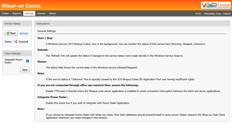 Wrapup Codes V18 (Server) – VoIPTools