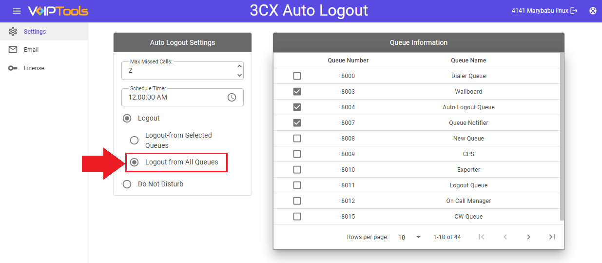 Auto Logout V18 – VoIPTools
