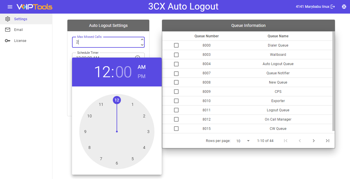 Auto Logout V18 – VoIPTools