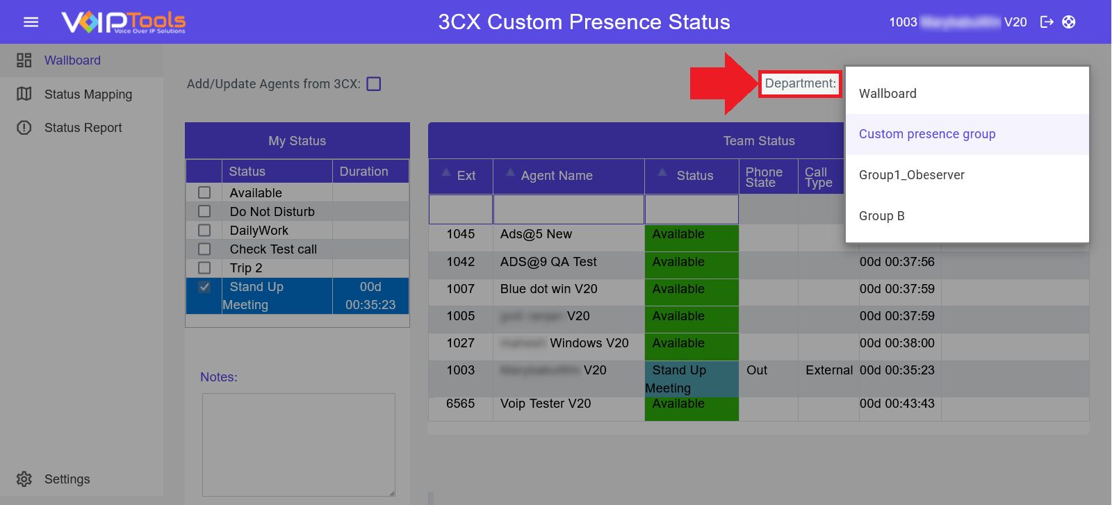 Custom Presence V20 – VoIPTools