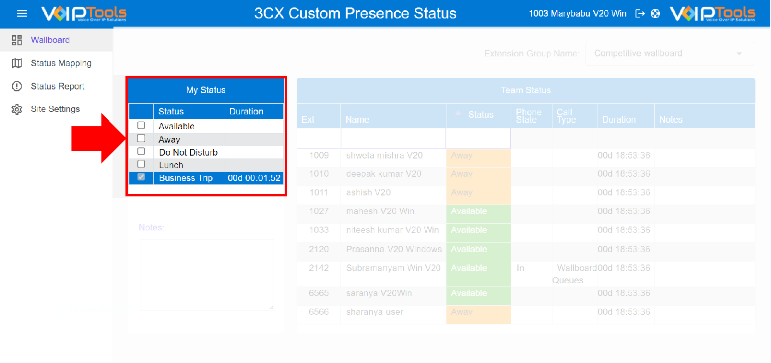 Custom Presence V20 – VoIPTools