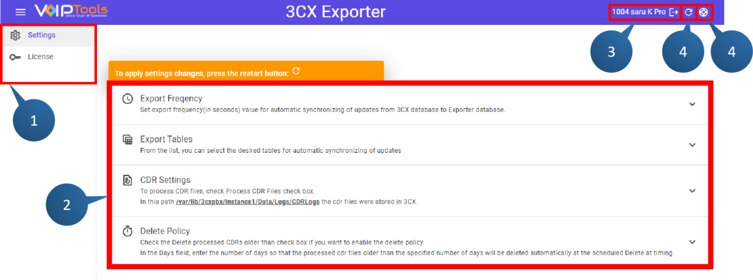 Exporter V18 – VoIPTools