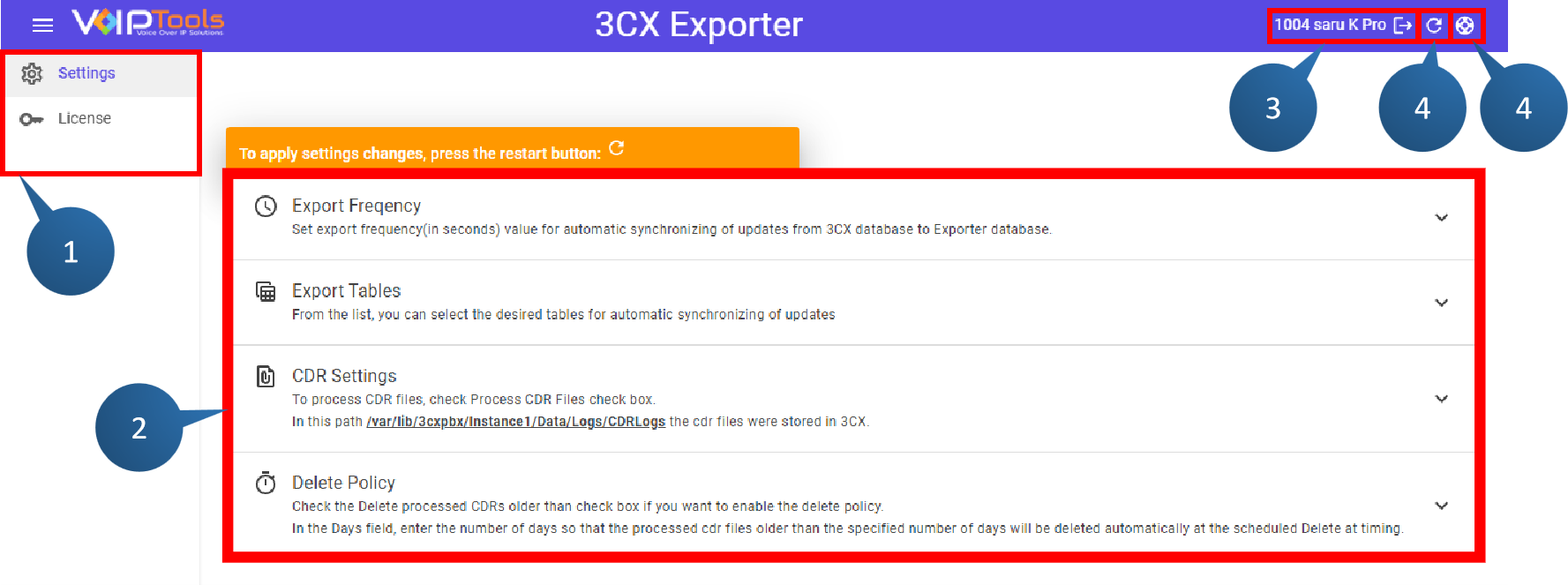 Exporter V18 – VoIPTools