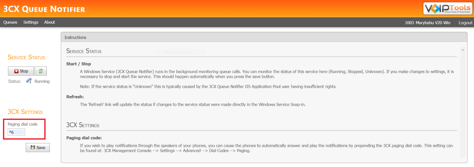Queue Notifier V20 – VoIPTools