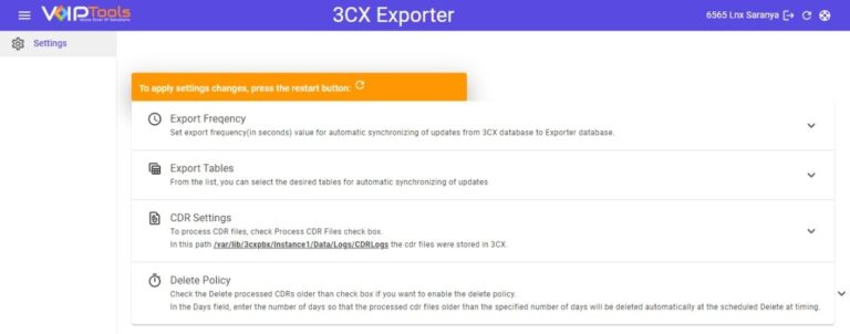 Exporter V20 – VoIPTools