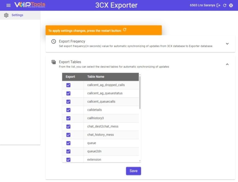 Exporter V20 – VoIPTools