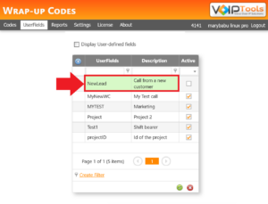 Wrapup Codes V18 (Server) – VoIPTools