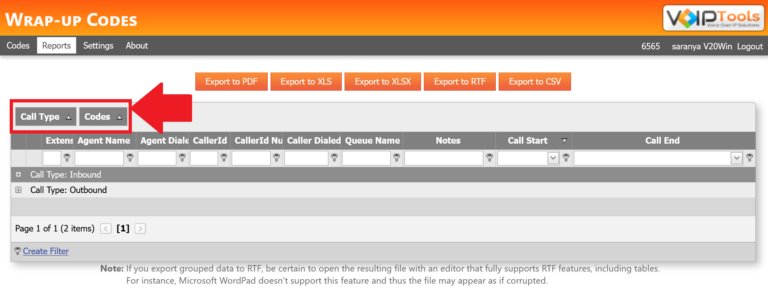 WrapUp Codes Server V20 – VoIPTools