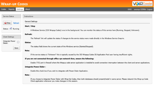 WrapUp Codes Server V20 – VoIPTools