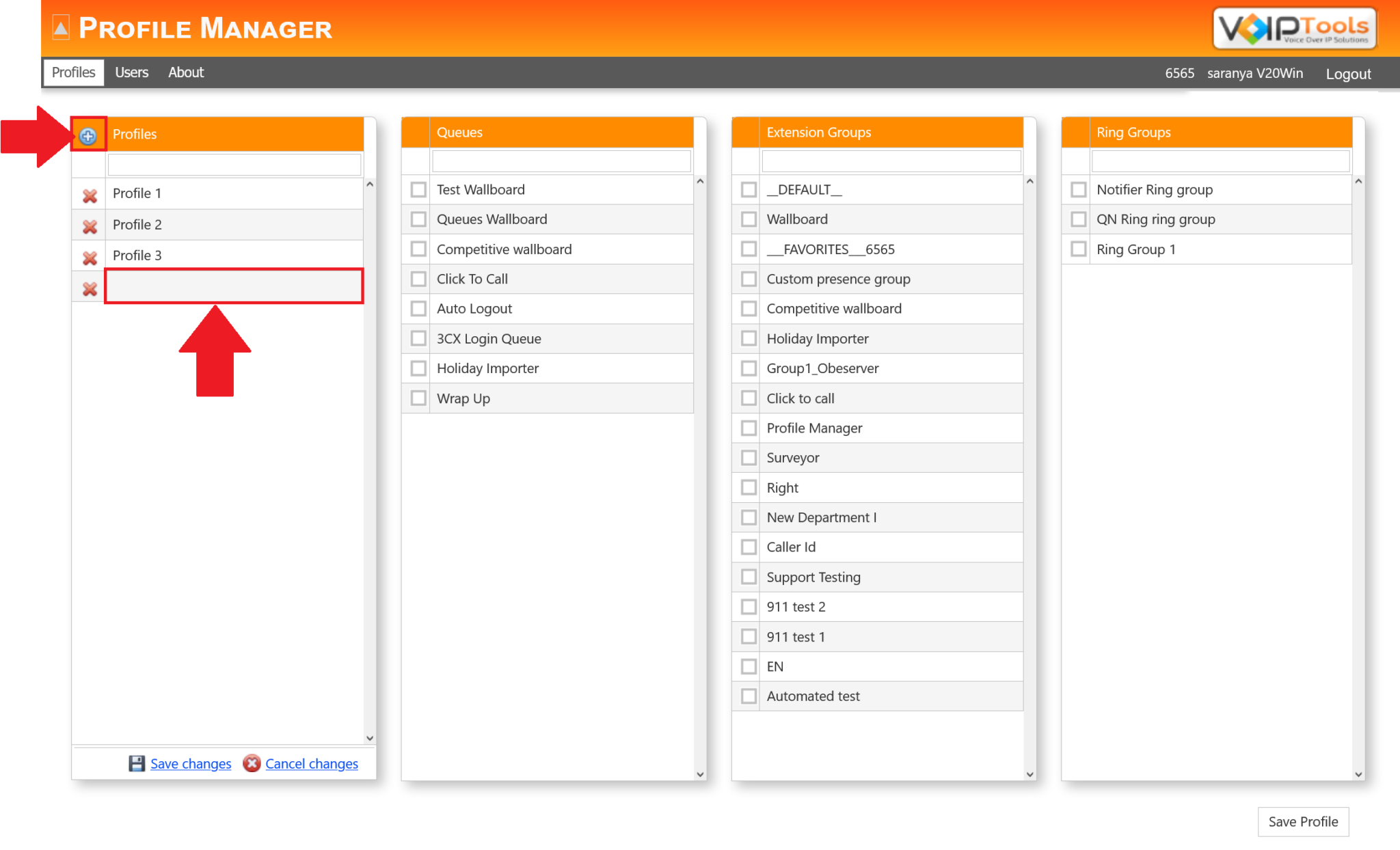 Profile Manager V20 – VoIPTools