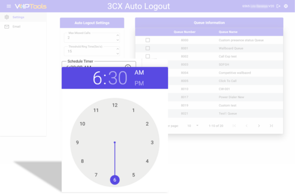 AUTO LOGOUT V20 – VoIPTools
