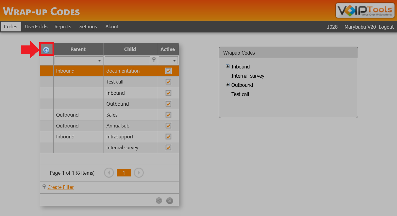 WrapUp Codes Server V20 – VoIPTools