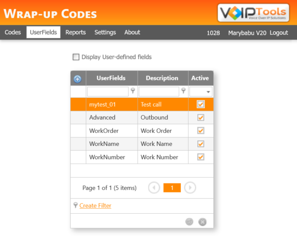 WrapUp Codes Server V20 – VoIPTools