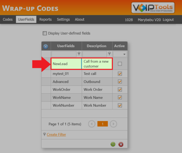 WrapUp Codes Server V20 – VoIPTools
