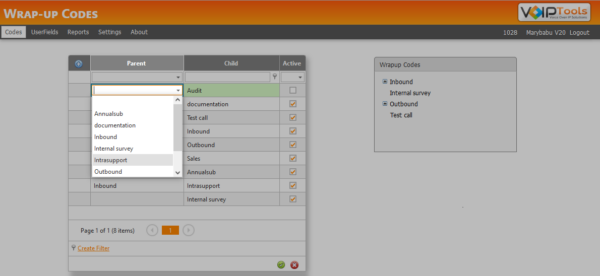 WrapUp Codes Server V20 – VoIPTools